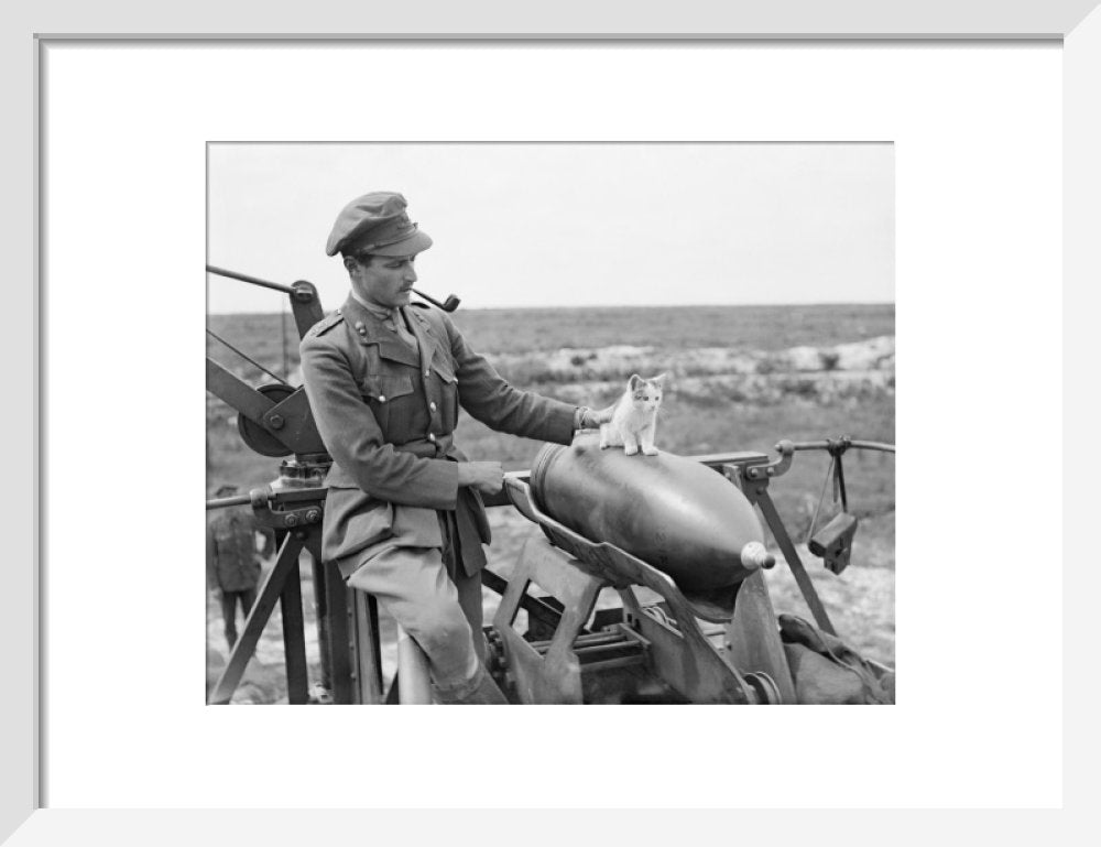 An officer of the 444th Siege Battery, Royal Garrison Artillery (RGA ...