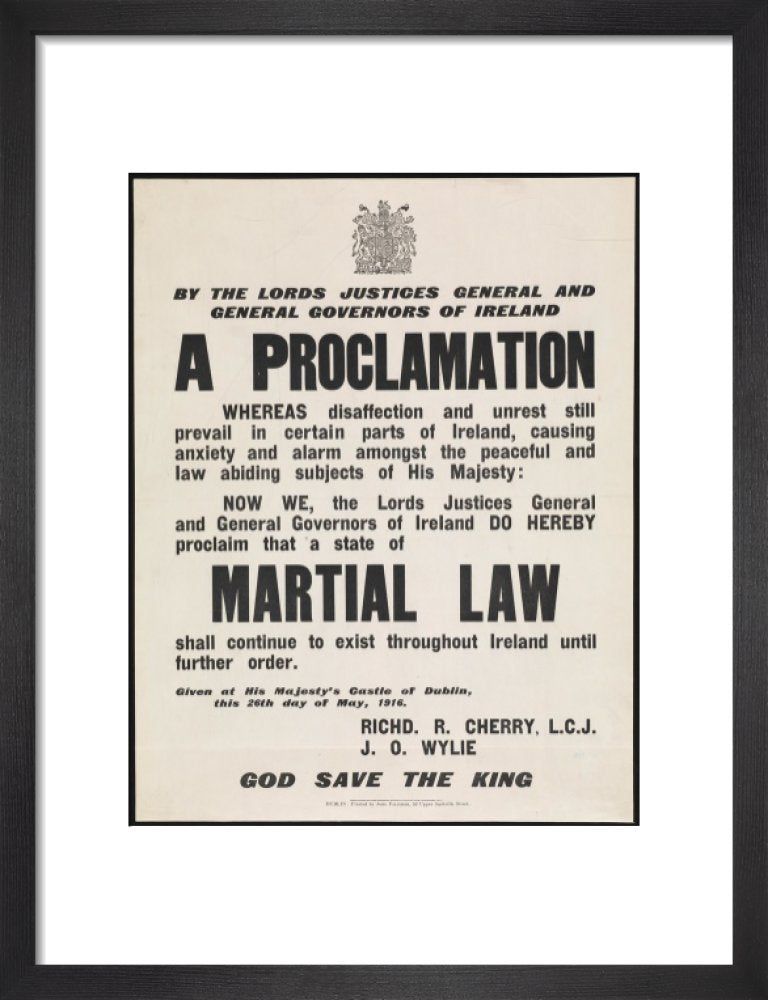A Proclamation: Martial Law – IWM Prints