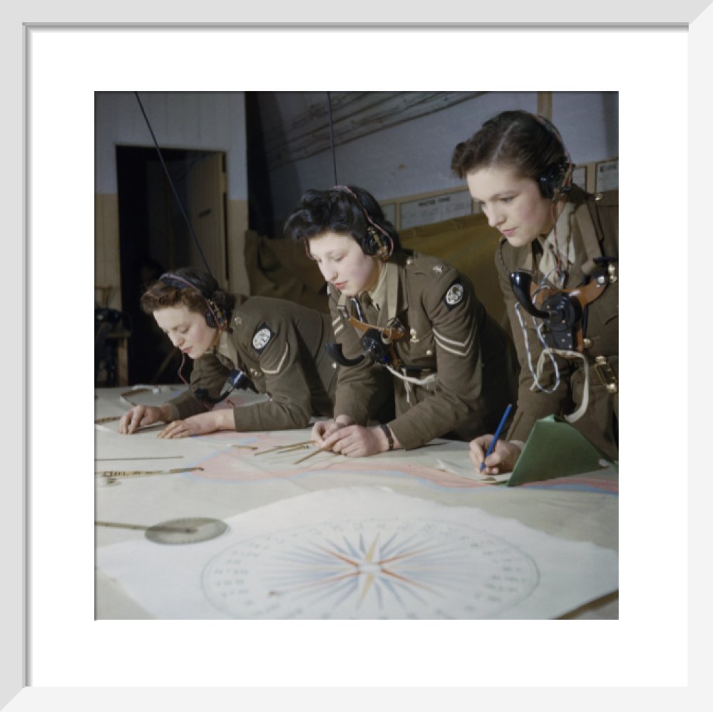 Auxiliary Territorial Service plotters at work – IWM Prints