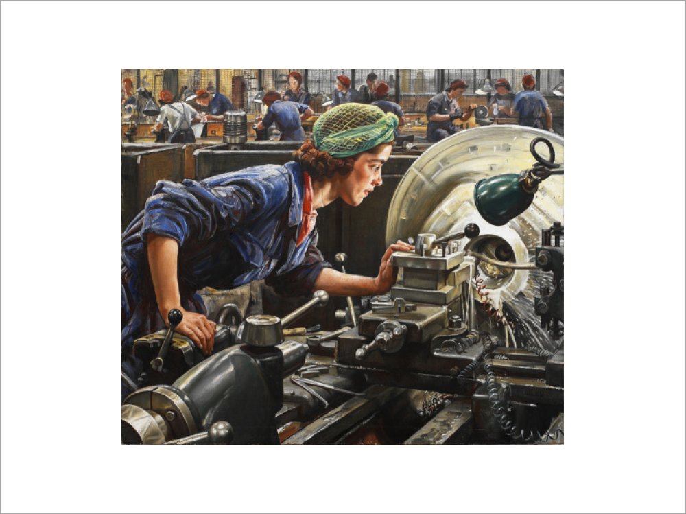 Ruby Loftus screwing a Breech-ring – IWM Prints