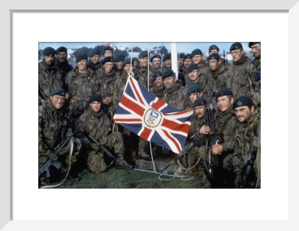 Naval Party 8901, the Royal Marine garrison of the Falkland Islands ev ...