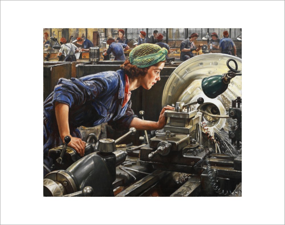 Ruby Loftus screwing a Breech-ring – IWM Prints