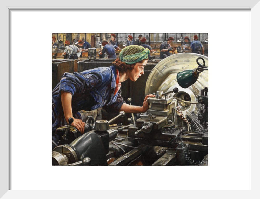 Ruby Loftus screwing a Breech-ring – IWM Prints