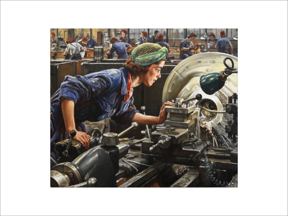 Ruby Loftus screwing a Breech-ring – IWM Prints