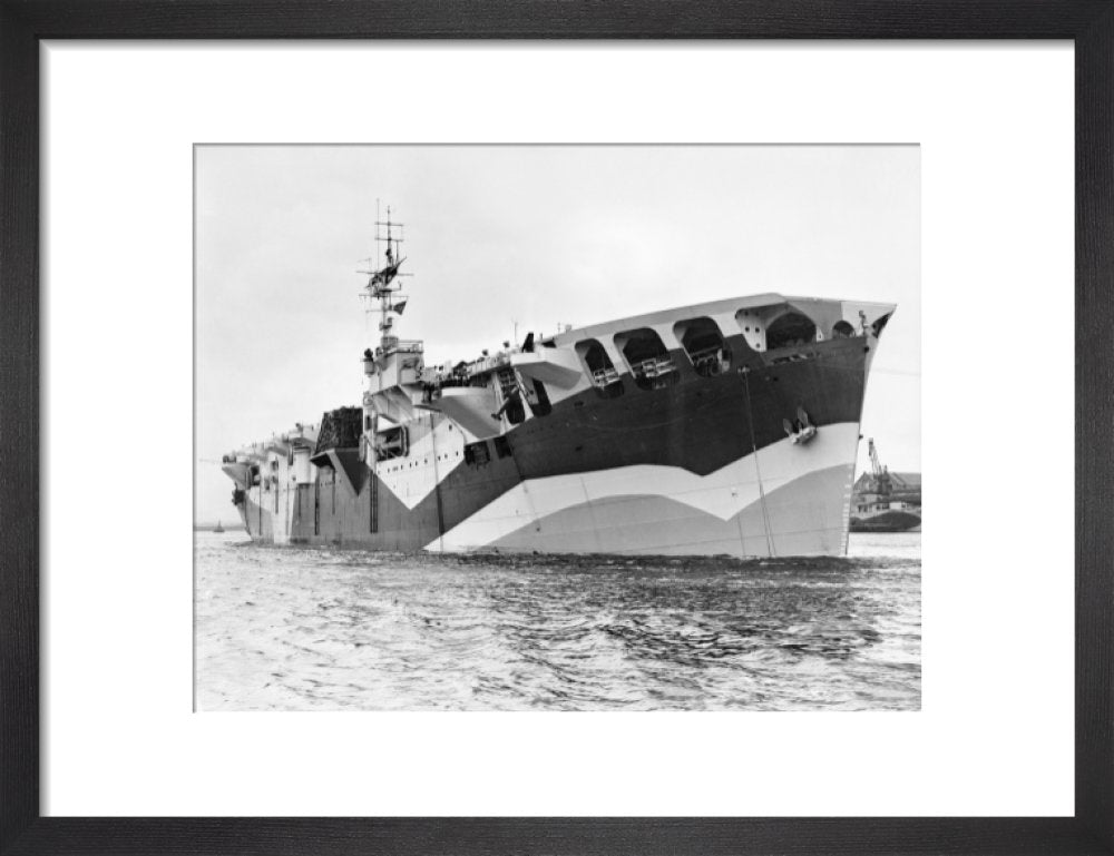 The escort carrier HMS PRETORIA CASTLE, August 1943. – IWM Prints