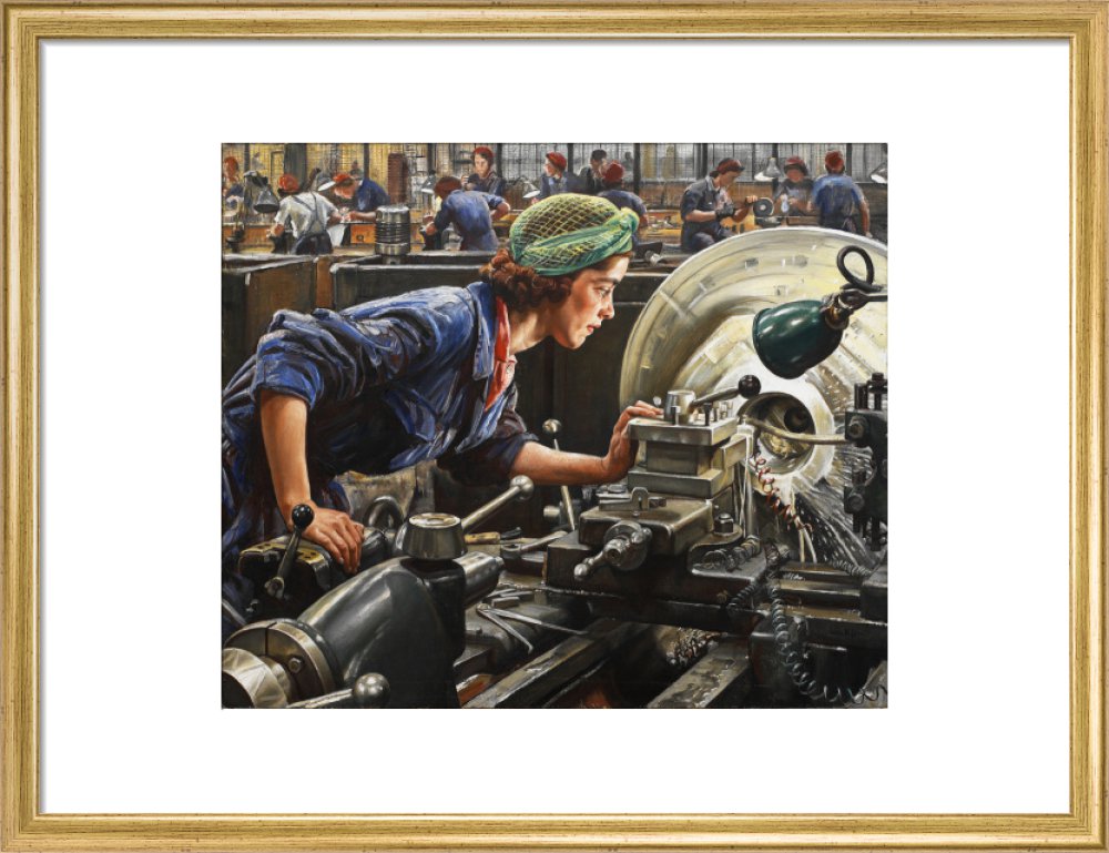 Ruby Loftus screwing a Breech-ring – IWM Prints