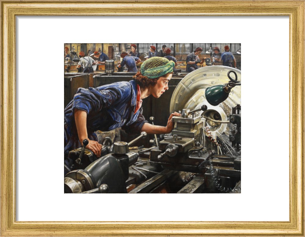 Ruby Loftus screwing a Breech-ring – IWM Prints