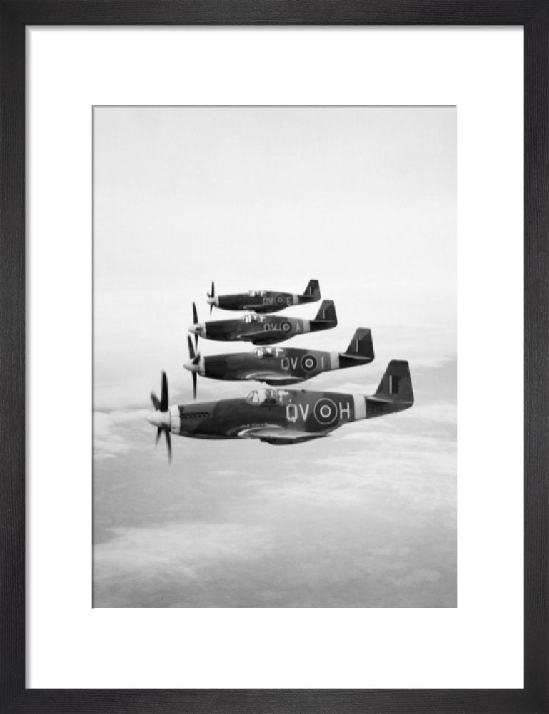 North American Mustang Mark IIIs of No. 19 Squadron RAF based at Ford ...