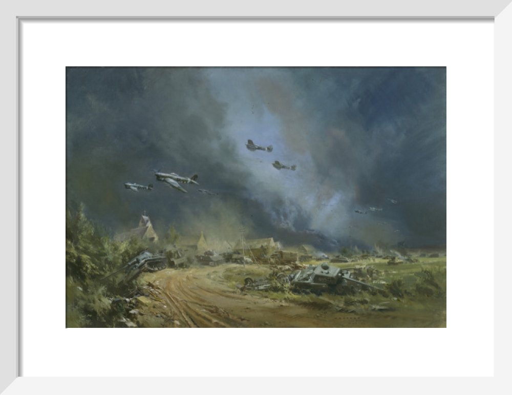 Rocket-firing Typhoons at the Falaise Gap, Normandy, 1944 – IWM Prints
