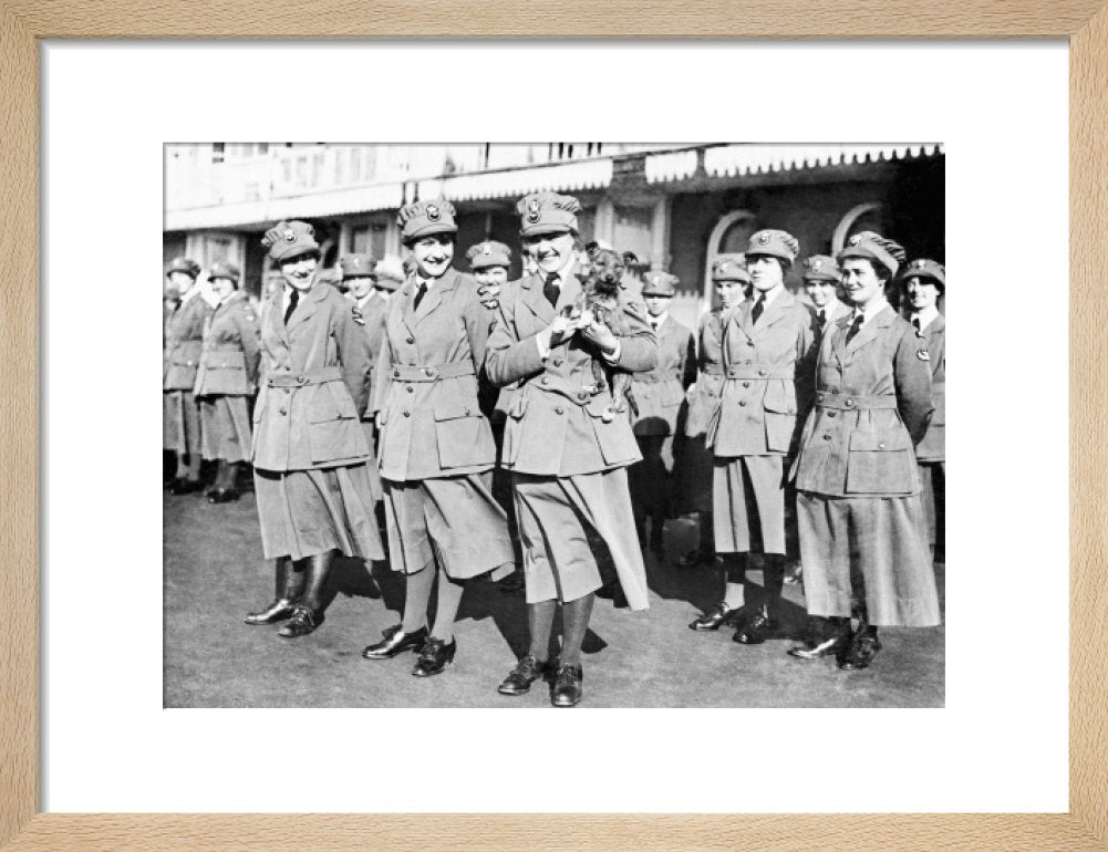 Members of the Women's Royal Air Force (WRAF) on parade in 1918. – IWM ...