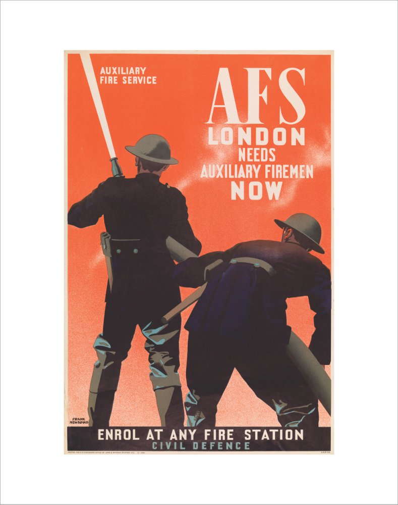 AFS - London Needs Auxiliary Firemen Now – IWM Prints