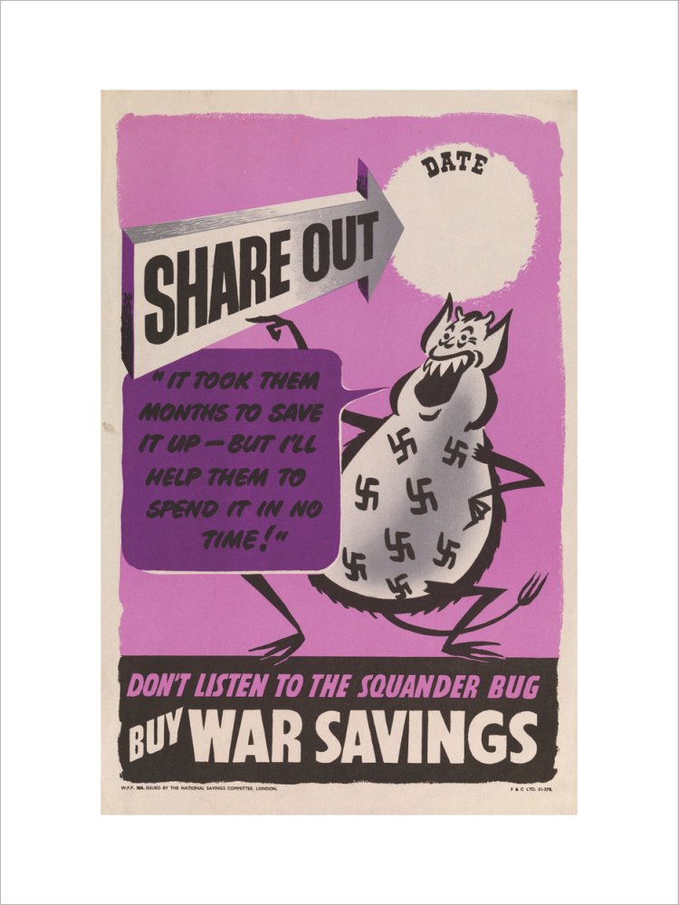 Share Out - Squander Bug – IWM Prints